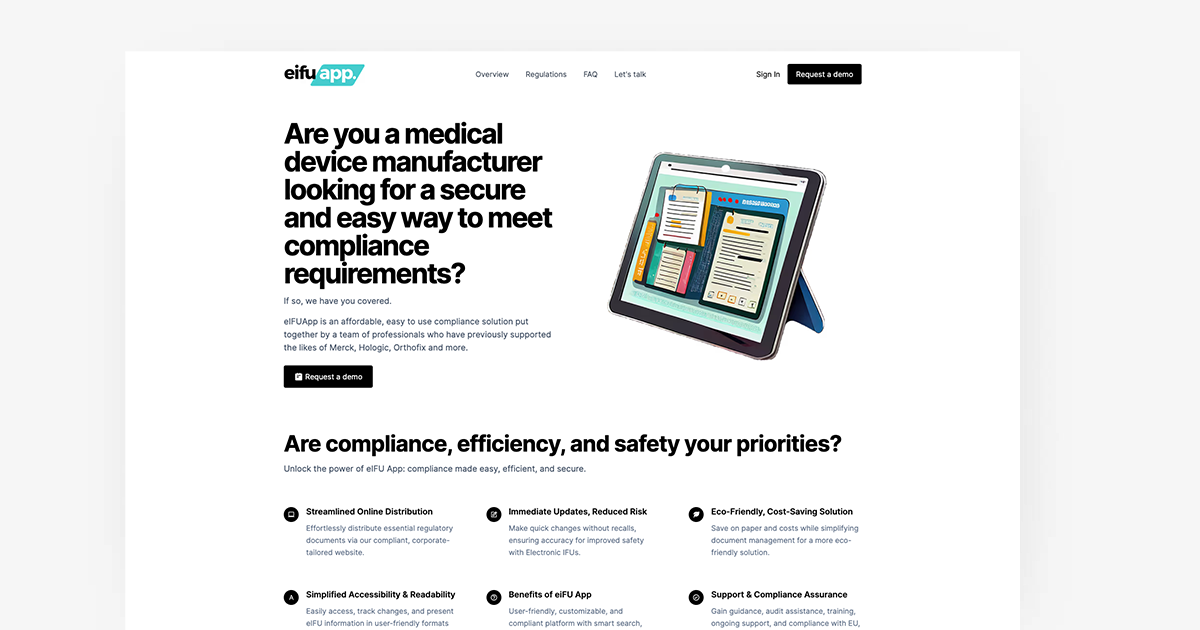 eIFUApp: Effortless Compliance for Medical Devices | Protect Patients ...
